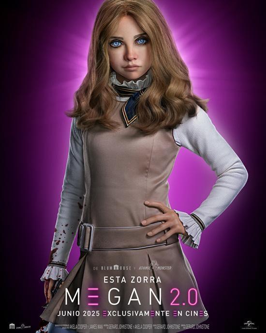 梅根2.0曝海报 初代机械妖姬VS终极AI杀器！ - 360娱乐，你开心就好